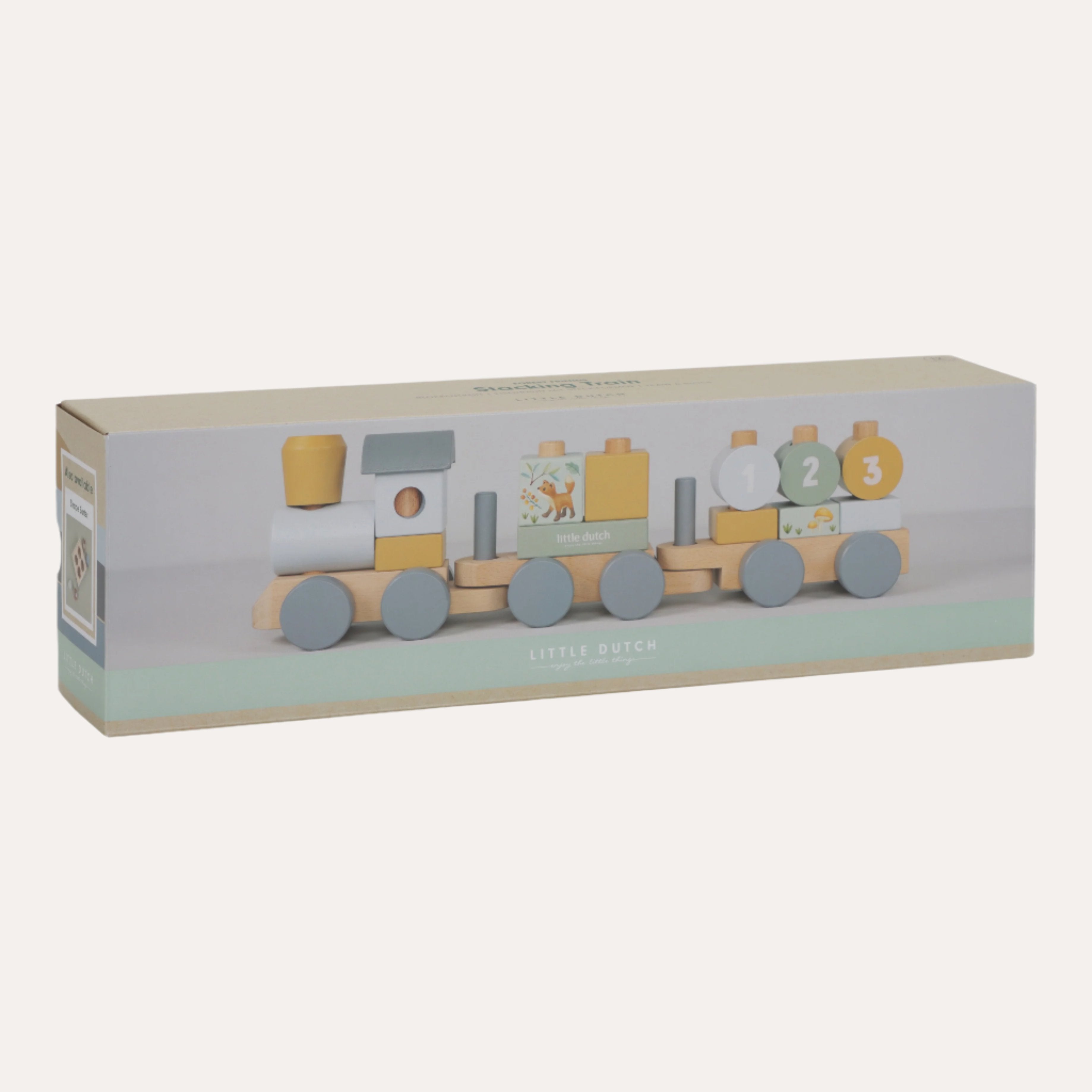 Little Dutch Stacking Blocks Train - Forest Friends – PlayFaire