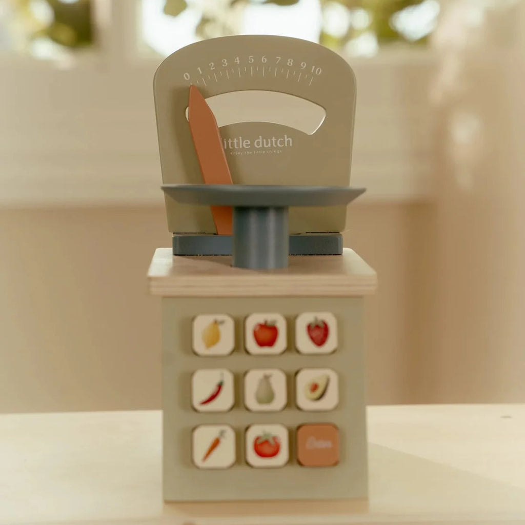Little Dutch Wooden Toy Weighing Scale FSC – PlayFaire